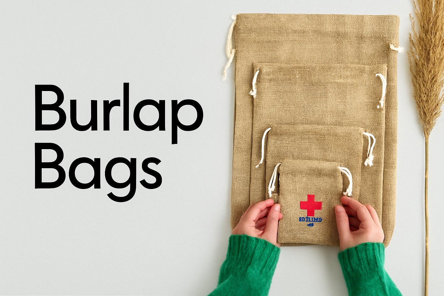 Custom Burlap Bags | Reusable Jute Pouches for Bulk & Wholesale Orders