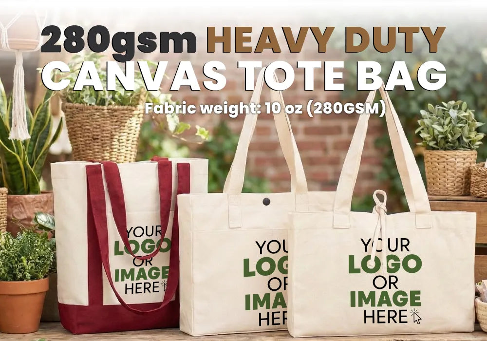 Canvas Tote Bags 10oz | Heavy Duty Custom Bags | Wholesale