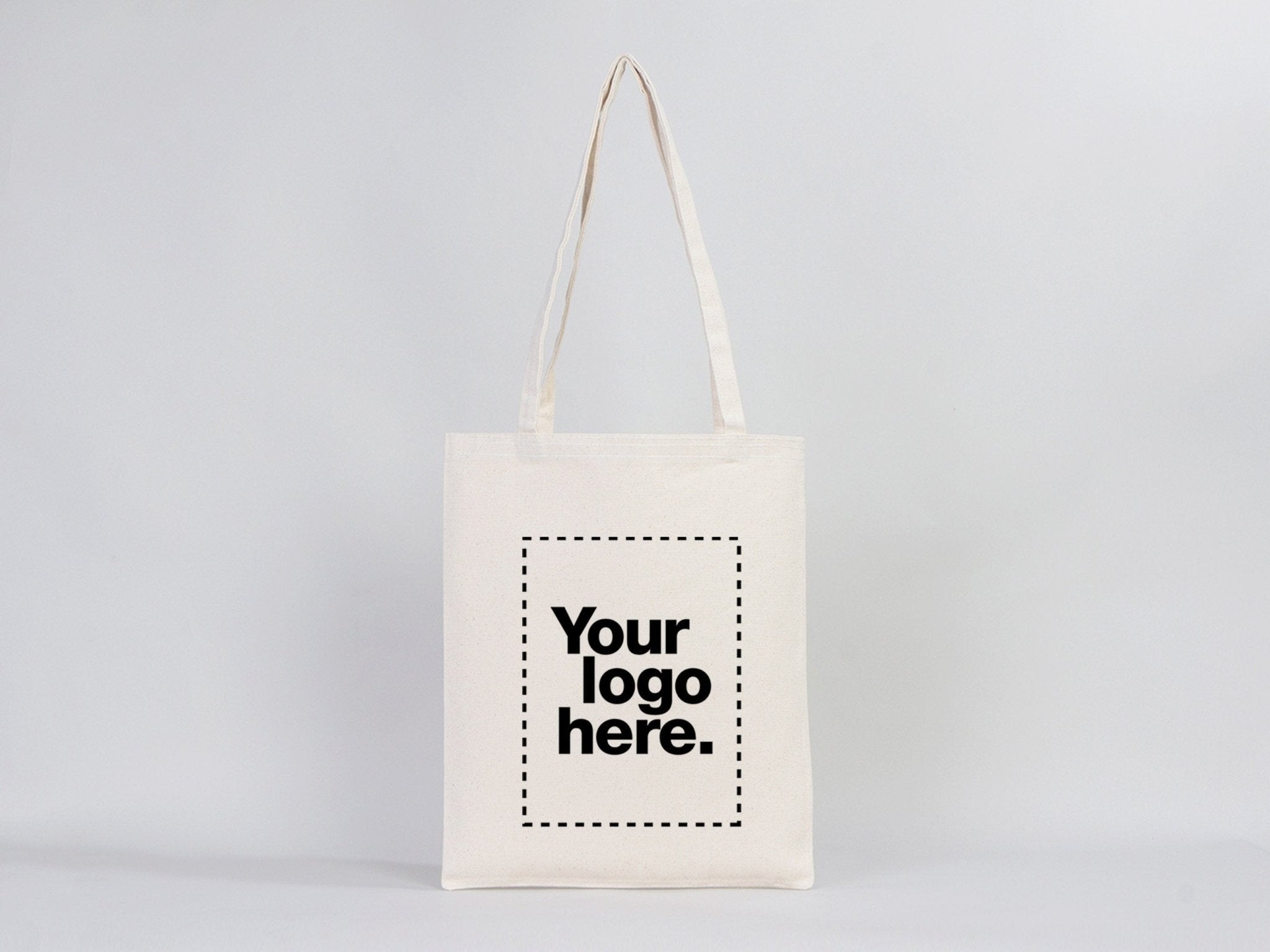 Custom Canvas Tote Bags Bulk – 14x16 in Natural Cotton with Logo