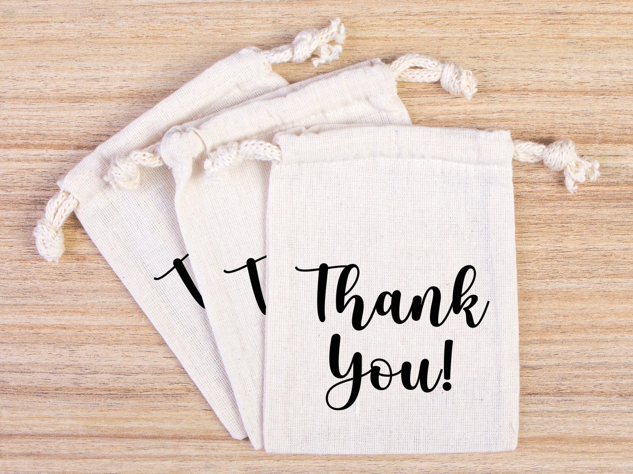 Personalized Thank You Kit Bags – Custom Party Gift Pouches